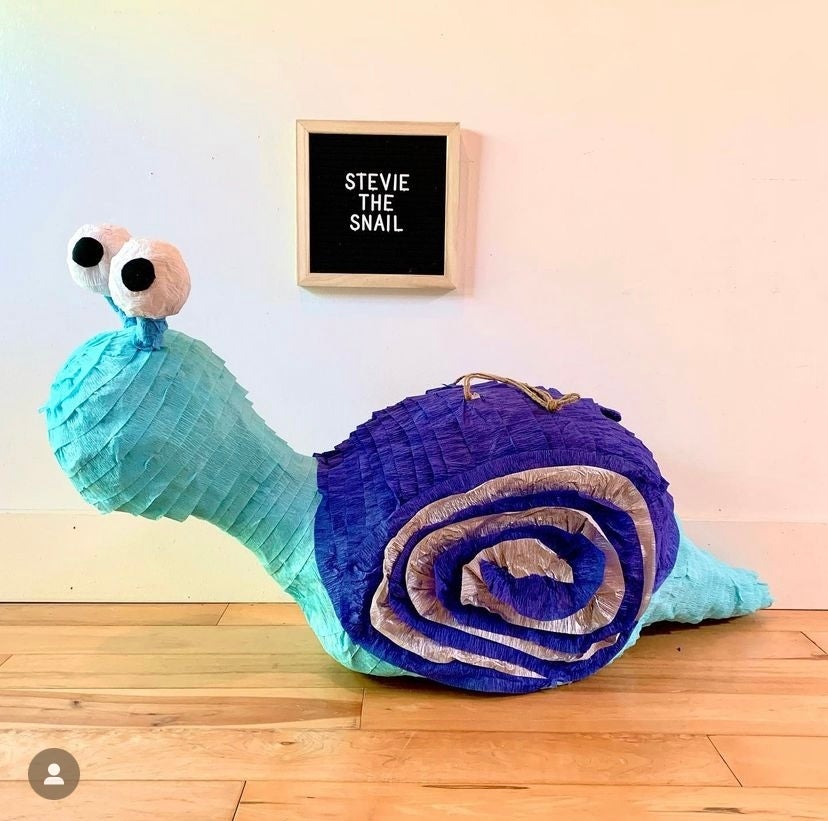 Stevie The Snail Piñata | La Gringa Piñatas
